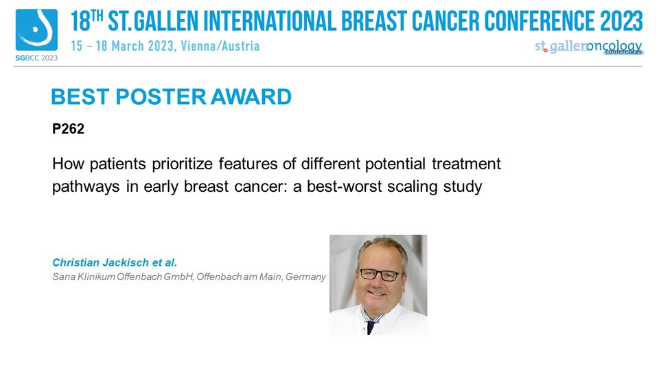 St.Gallen International Breast Cancer Conference / St.Gallen Oncology ...